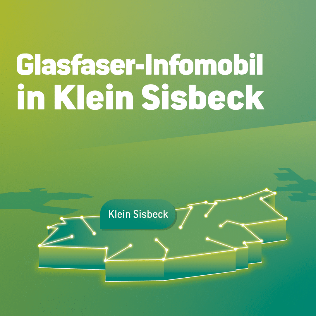Glasfaser-Infomobil in Klein Sisbeck - WOBCOM Privatkunden